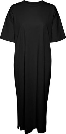 Vero Moda Damen Vmmolly Oversize Calf Dress Noos Kleid, Schwarz, XS EU