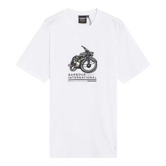 Barbour Surface T-Shirt - - Tops - Herren - Wei&szlig; - M