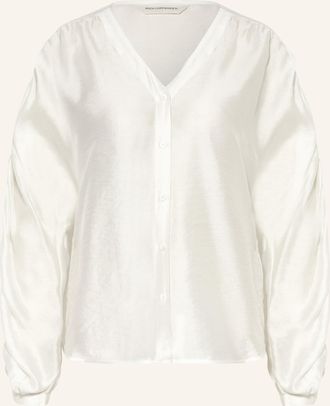 Moss Copenhagen Msch Copenhagen Satinbluse Maschramona Rikkelia weiss