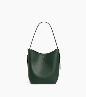 Le Tanneur Sac hobo petit mod&egrave;le C&eacute;leste en cuir lisse