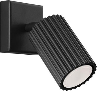 Licht-Erlebnisse Licht-erlebnisse - Wandspot Aluminium GU10 verstellbar Schwarz Modern Wandlampe