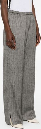 Forte_Forte Chevron Trousers - Grey