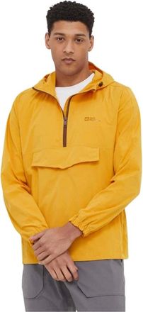 Jack Wolfskin Veste &agrave; capuche Desert Wind - Homme - Sport - Jaune - Taille: S