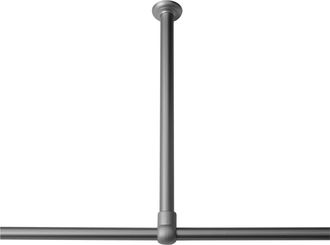 Sealskin Deckenhalterung, Aluminium, chrom matt, 60 x 2,8 x 2,8 cm