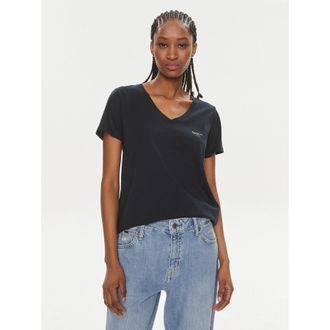 Pepe Jeans London T-Shirt Lorette V Neck PL505826 Dunkelblau Regular Fit