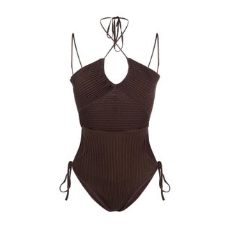 ADĀMO Andrea Adamo Einteiliger Badeanzug - - Swimwear - Damen - Braun - L