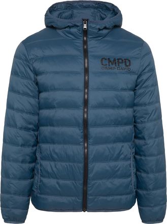 Camp David Herren Leichte Steppjacke mit Kapuze Blue Haze XXXL