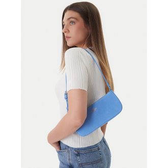 Tommy Jeans Handtasche Tommy Jeans Tjw Must Suede Shoulder Bag AW0AW18454 Blau