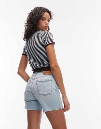 Levi's 501 - Short longueur mi-cuisse - Bleu clair d&eacute;lav&eacute;
