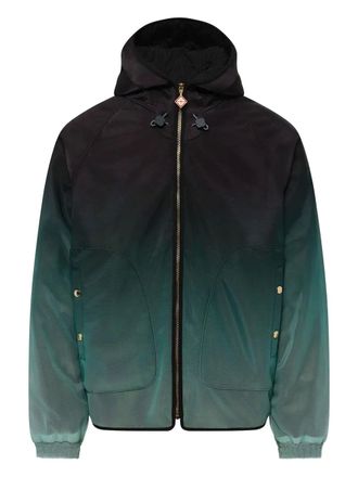 Casablanca veste effet-d&eacute;grad&eacute; &agrave; capuche - Noir
