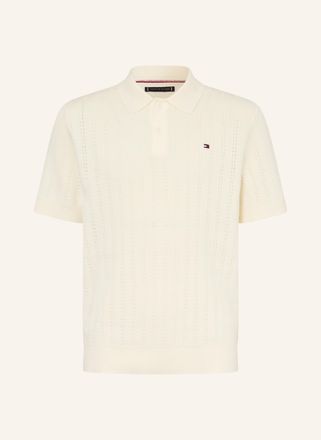 Tommy Hilfiger Strick-Poloshirt weiss