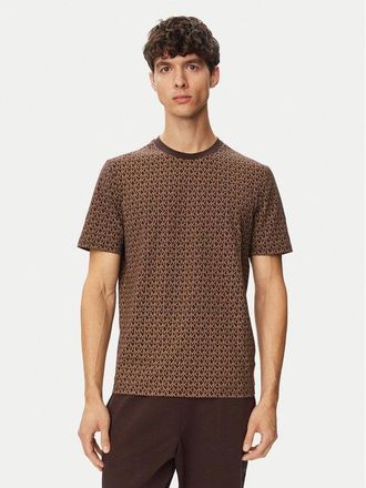 Michael Kors T-Shirt CS5529A5KS Dunkelbraun Regular Fit