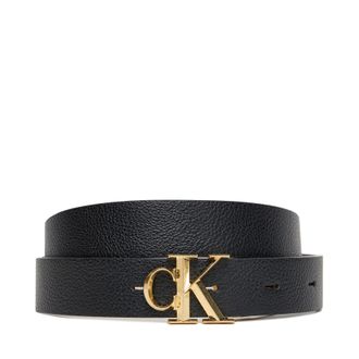 Calvin Klein Dameng&uuml;rtel Calvin Klein Facet Ck Buckle 25Mm Pebble Rev/ LV04F7044G Schwarz