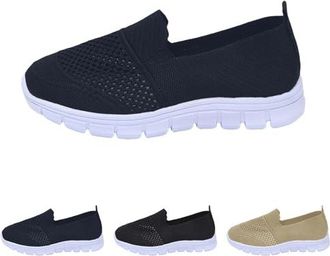 Generic Chaussures de sport pour femme - Respirantes et confortables - Semelle souple - Antid&eacute;rapantes - En tissu - Larges pieds - Chaussures de course - Chau