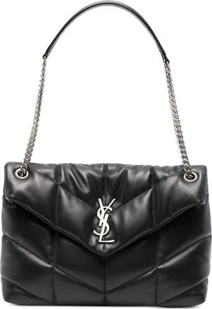 Saint Laurent Medium Loulou Puffer Chevron-logo Shoulder Bag