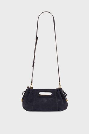 Gerard Darel Sac &agrave; main en cuir velours int&eacute;rieur m&eacute;tallis&eacute; - MINI DANY - Universe