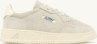 Autry BASKETS MEDALIST LOW EN DAIM MARBLE ET OFF WHITE