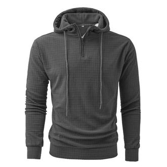 Generic Sweat &agrave; capuche pour homme Veste &agrave; capuche athl&eacute;tique Veste de loisirs Streetwear V&ecirc;tements &agrave; manches longues Veste de surv&ecirc;tement ample Y2K Tops avec