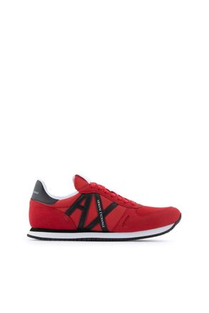 A|X Armani Exchange Herren Rio Side Logo Sneaker, Red Black, 40.5 EU