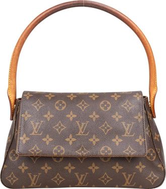 Louis Vuitton Crossbody Bags - Louis Vuitton Canvas Monogram Looping PM Shoulder - Gr. unisize - in Braun - f&uuml;r Damen