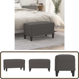 vidaXL Sitzbank Grau 70x35x41 cm Kunstleder - Sitzbank - Grau - Kunstleder - Sofa - Lounge Möbel