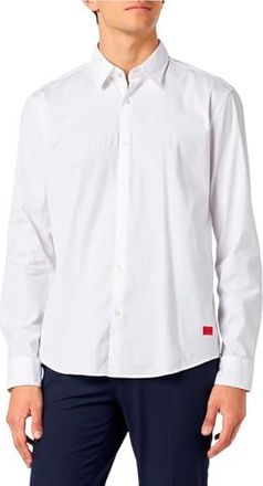 HUGO BOSS Homme Ermo Chemises, Open White-(0216),S