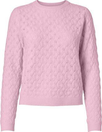 Pieces Pclelou Ls O-Neck Knit Noos Bc