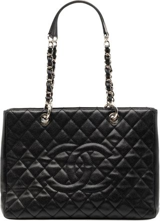 Chanel Shopper - Caviar Grand Shopping Tote - Gr. unisize - in Schwarz - f&uuml;r Damen