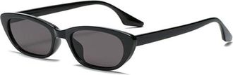 Generic Lunettes De Soleil Tendance &Agrave; Monture Fine For Femmes, Id&eacute;ales For Les Vacances Et Les Activit&eacute;s Sportives Et De Plein Air For Hommes.(Black)
