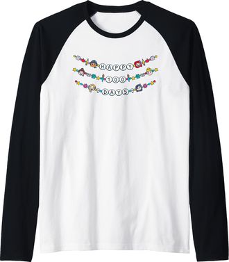 Disney Princess Happy 100 Days of School 100th Day Bracelets Raglan