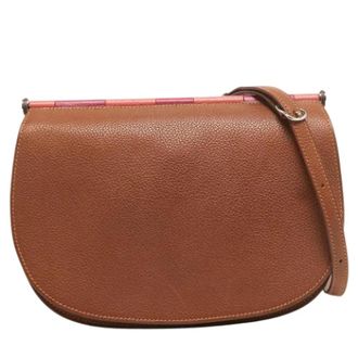 Herm&egrave;s Pre-owned Leder Schultertasche - - Pre-owned - Damen - Braun - ONE SIZE