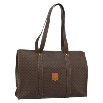 Celine Pre-owned Vintage Canvas Tote Bag - Femme - Pre-owned - Brun - Taille: ONE Size