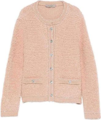 D.exterior Rundhalspullover - Beige