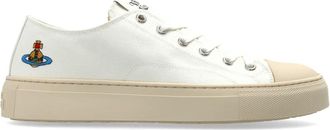 Vivienne Westwood Femme, Chaussures, Blanc, Taille: 36 EU Plimsoll Low Baskets