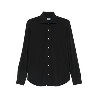 Barba Homme, Chemises, Noir, Taille: XL Chemise &agrave; col &eacute;tal&eacute;