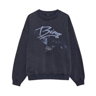 Anine Bing Femme, Sweatshirts et sweats &agrave; capuche, Gris, Taille: 38 FR Jersey