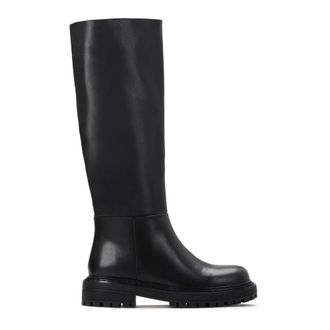 Kazar Damen schwarze hohe Stiefel - - Shoes - Damen - Schwarzk - 37 EU
