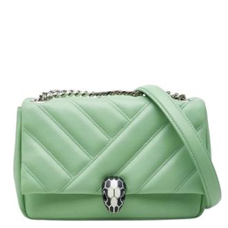Bulgari Pre-owned Vintage Shoulder Bag - - Pre-owned - Damen - Gr&uuml;n - ONE SIZE