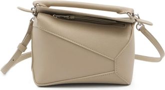 Loewe Mini Puzzle Edge Tote Bag - Nude