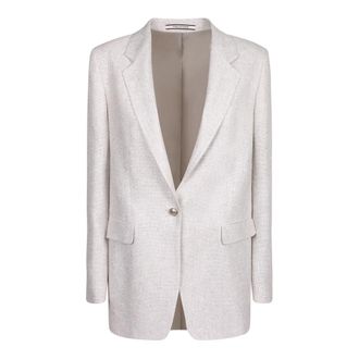 Tagliatore Einreihige Jacke - - Jackets - Damen - Beige - M