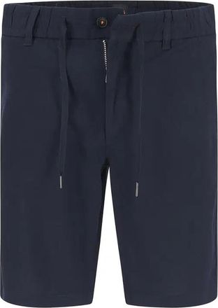 Boss Orange by Hugo Boss BOSS Orange Herren Shorts blau Leinen