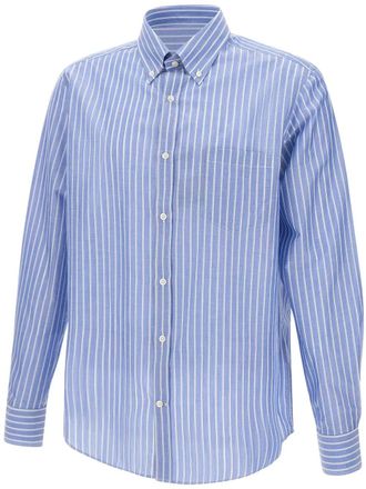 Paul & Shark chemise boutonn&eacute;e &agrave; rayures - Bleu