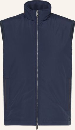 Hackett Weste Im Materialmix blau