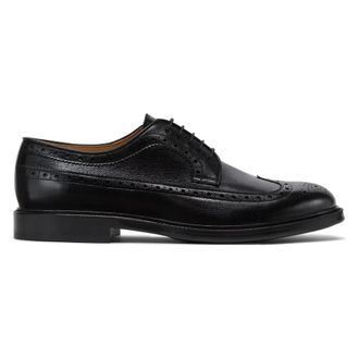 Brunello Cucinelli Homme, Chaussures, Noir, Taille: 42 EU Chaussures &agrave; lacets en cuir verni