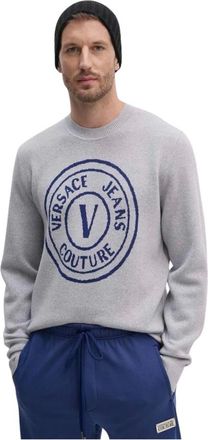 Versace Jeans Couture Herren, Strickwaren, Grau, MGr&ouml;&szlig;e