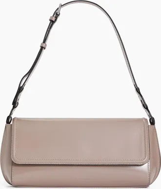 Le Tanneur Sac port&eacute; &eacute;paule moyen mod&egrave;le Solaise en cuir lisse effet box