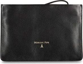 Patrizia Pepe Femme, Sacs, Noir, Taille: ONE Size Pochette avec Cha&icirc;ne