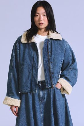 Levi's Sherpa Jacket - Damen - Blau / Blau