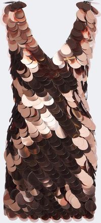 Paco Rabanne Robe &agrave; sequins