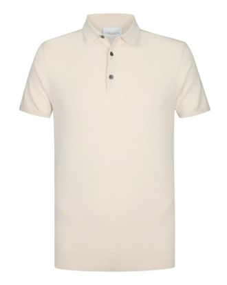 Profuomo Softes Strick-Poloshirt mit Tencel und Seide in